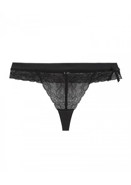 Amelie Black Lace Thong – Miss Mandalay